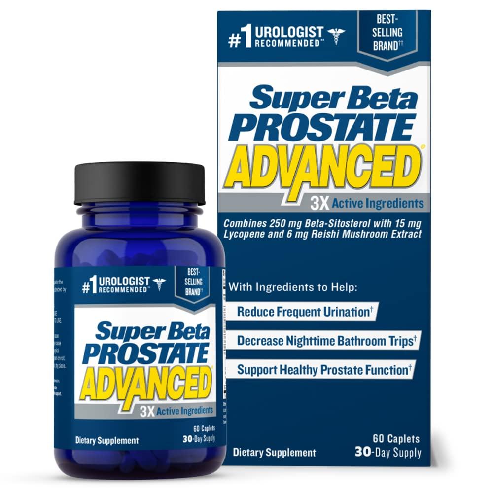 Super Beta Prostate Advanced - 60 Caplets | Support Prostate Health ...