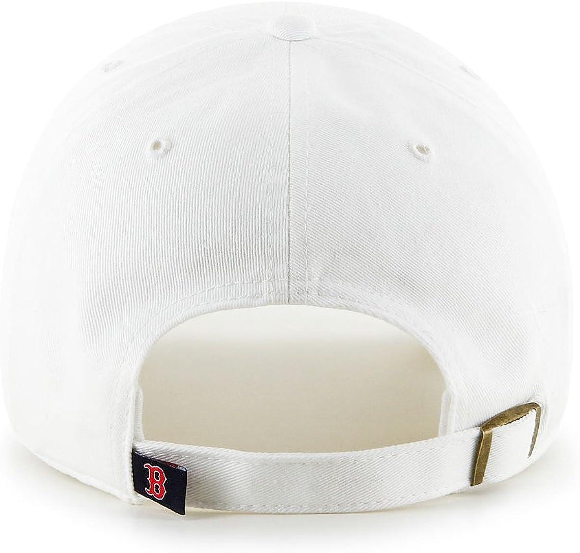 Boston Red Sox White '47 CLEAN UP OSF Cap - Official White Team Hat ...