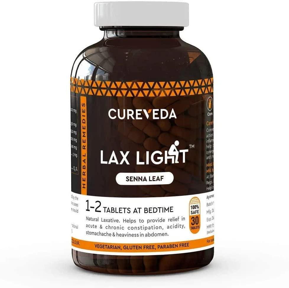 METROL Cureveda Herbal Lax Light Senna Leaf 30 Tablets