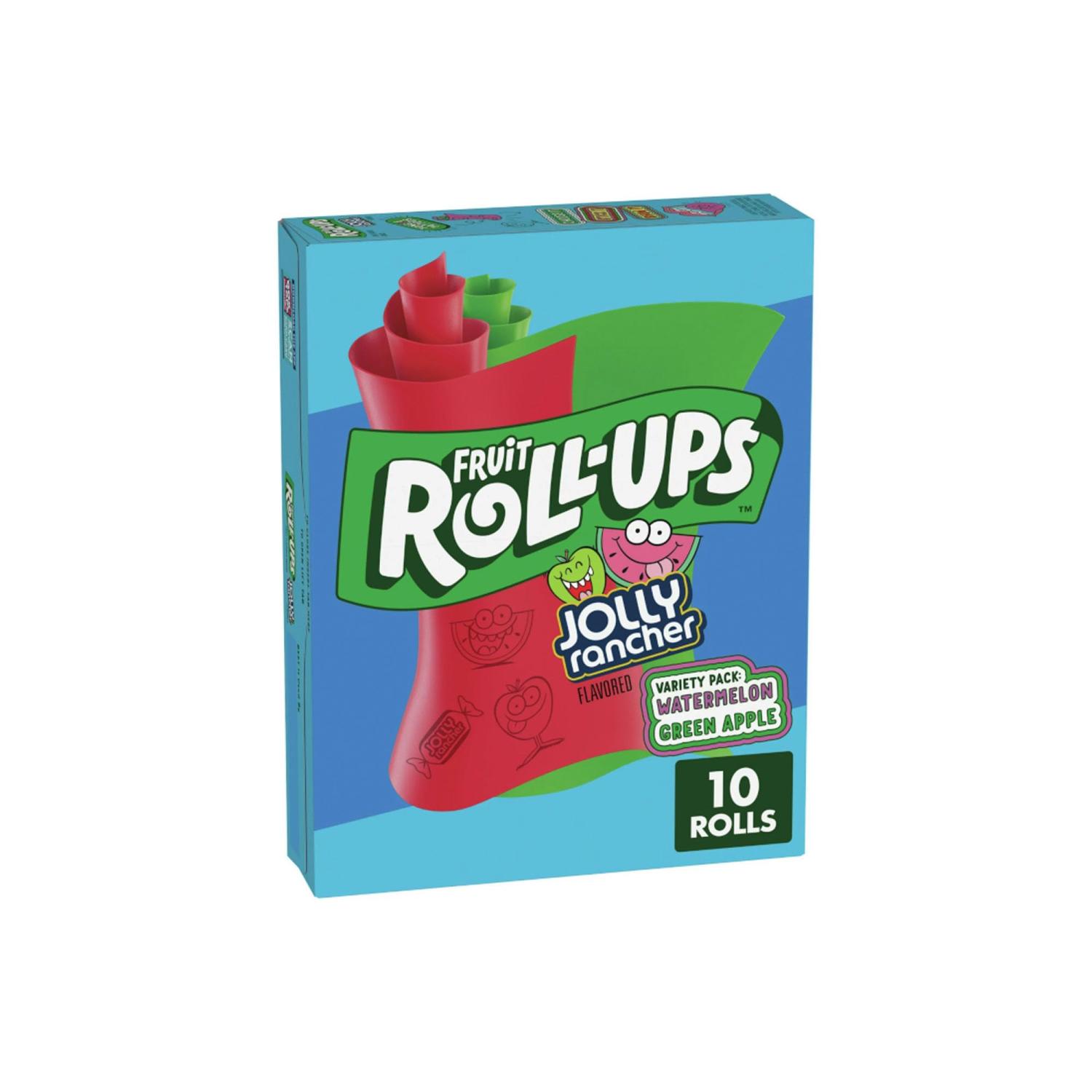 Betty Crocker Fruit Roll-Ups Jolly Rancher by General Mills - Fruit Flavoured Snack- Variety ...