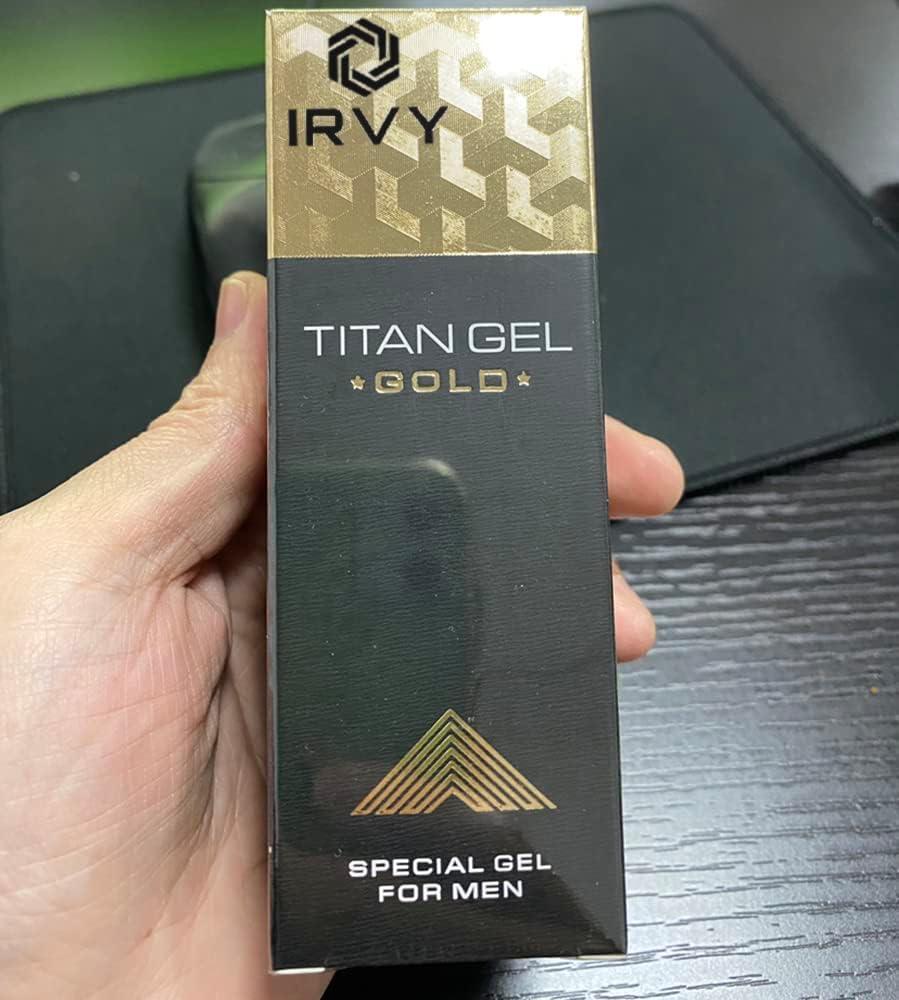 Irvy Gel Gold: Titan Man Original Gel for Men | Buy Now with Express International Delivery ...