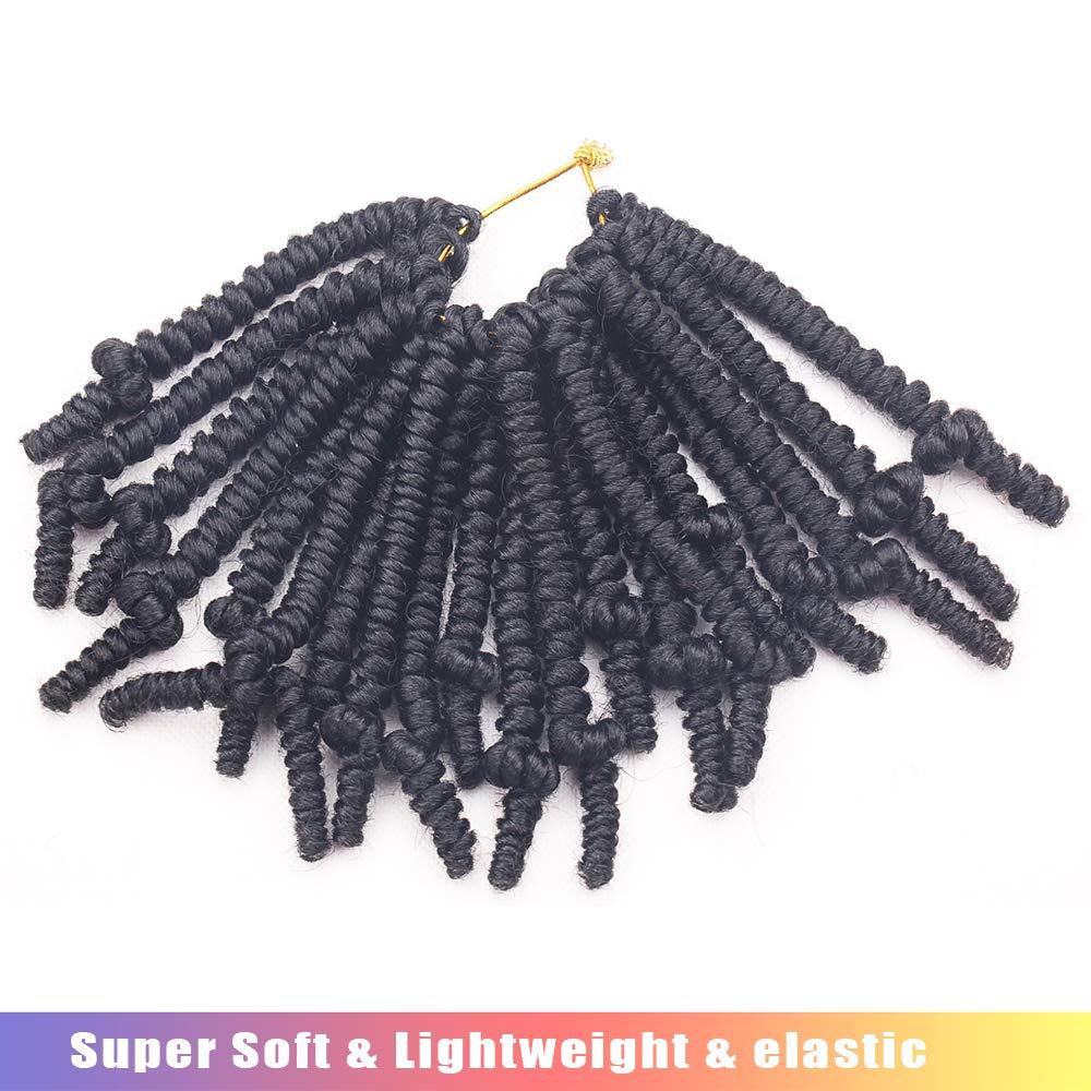 6 Inch Pre-twisted Passion Twist Crochet Hair Bob 6 Packs - 20 Strands ...