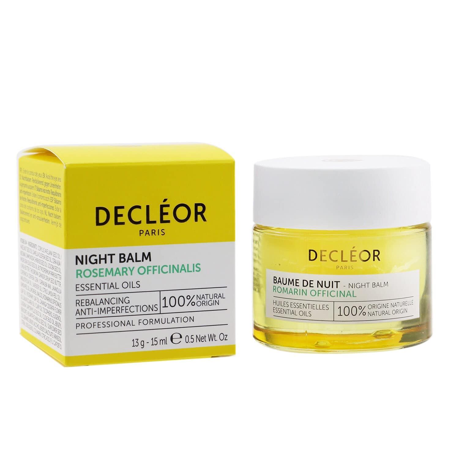 Decleor Rosemary Night Balm - Nourishing Overnight Skincare Treatment ...