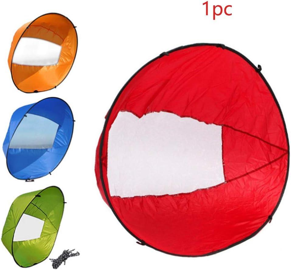 Kayak Downwind Wind Sail, 42" Foldable Paddle Board Rowing Windsurfing ...