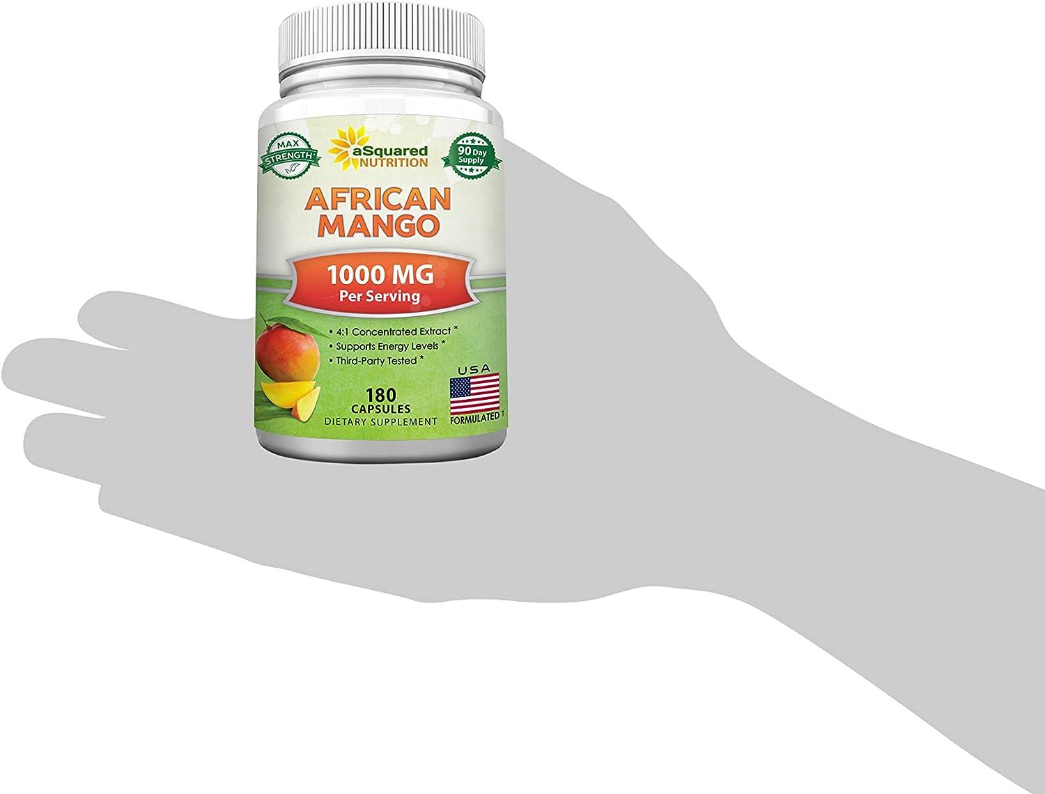 African Mango Extract Cleanse (180 Capsules) - Irvingia Gabonensis Seed ...