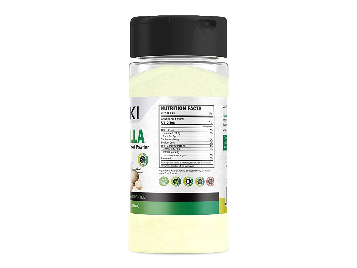 Premium Aki Natural Vanilla Powder - 2.11oz/60g | Water Extracted for ...