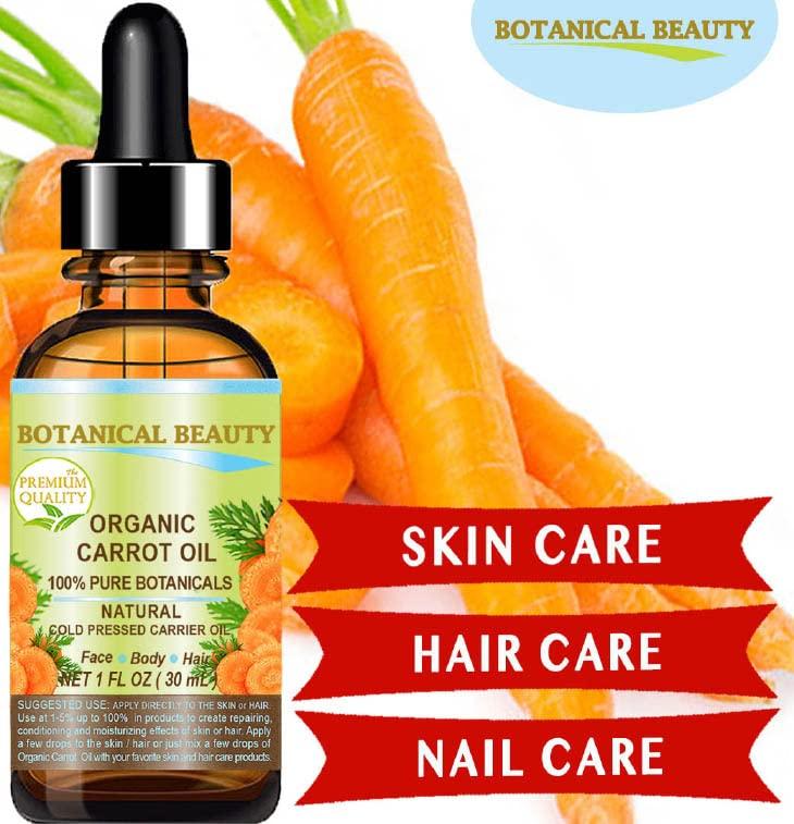 Organic Carrot Oil 100% Natural Cold Pressed Carrier Oil 1 Fl. oz ...
