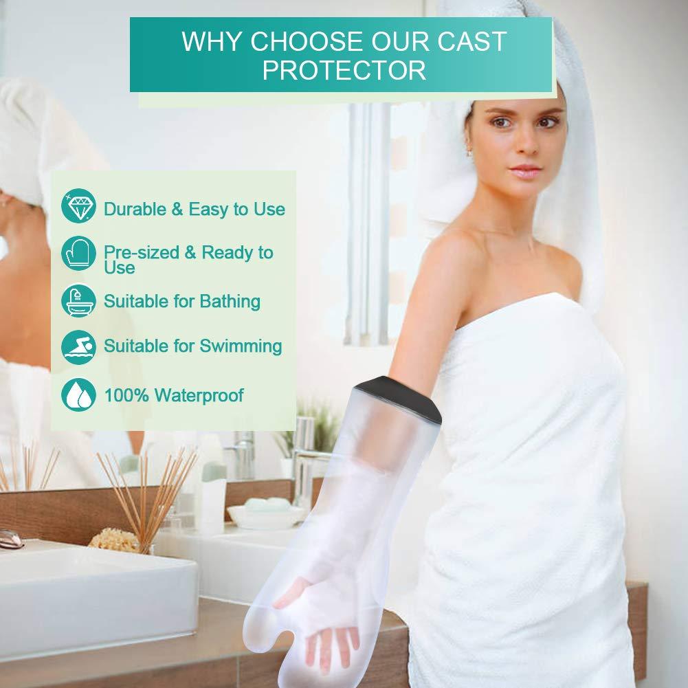 Waterproof Arm Cast Cover - Watertight Sealed Bag for Shower, Adult ...