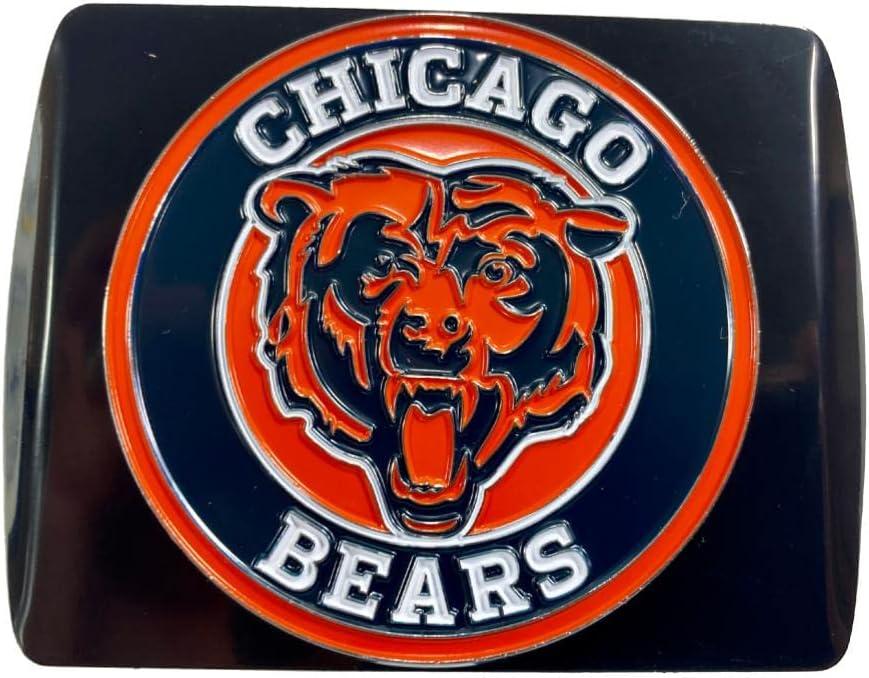 Chicago Bears NFL Black Metal Hitch Cover by FANMATS | Easy ...