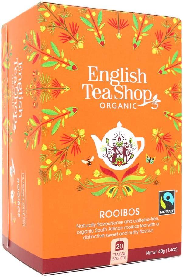 English Tea Shop Rooibos Tea Bags - 20 Count (40g) - Pack of 1 | Buy ...