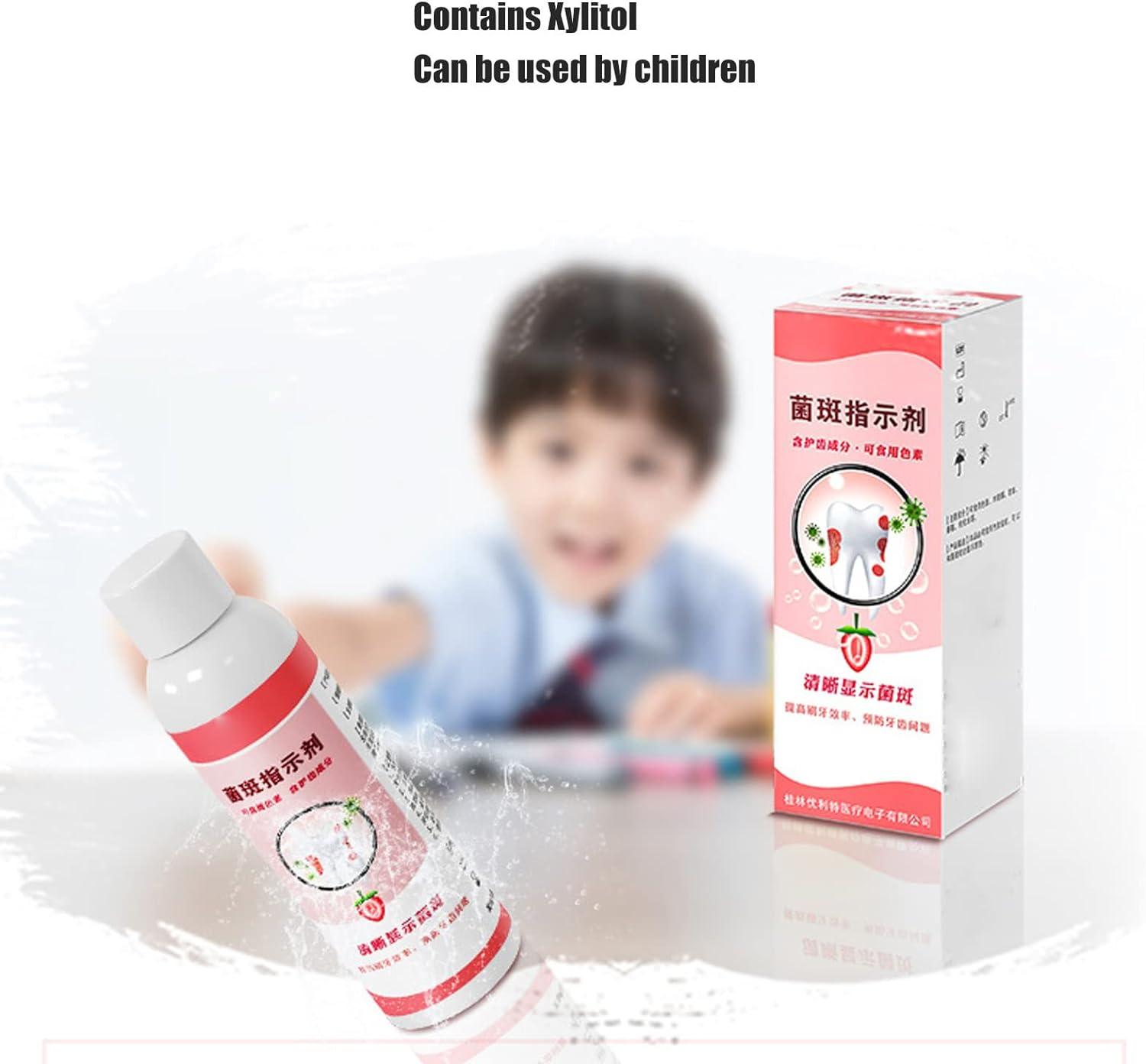 ZJchao Plaque Revealing Agent Effective Dental Plaque Staining & Tartar ...