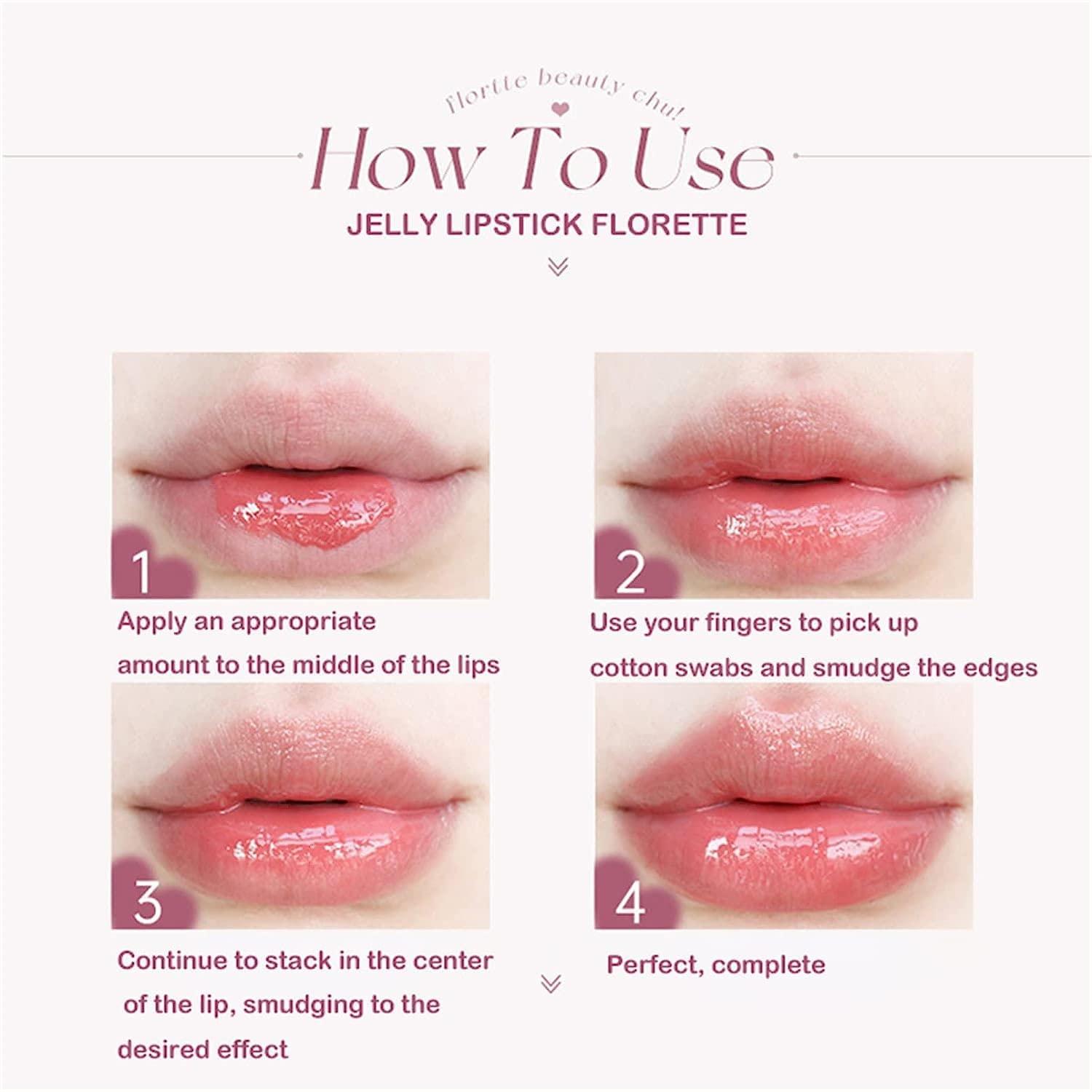 Flortte Jelly Lipstick - Heart Shape First Kiss Love (04)
