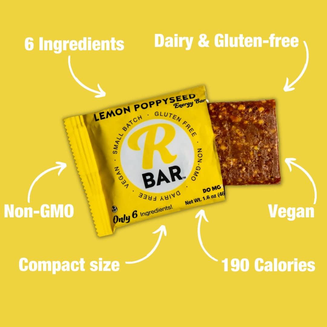 RBar Energy Bar Starter Pack Variety - Dairy & Gluten Free, Vegan ...