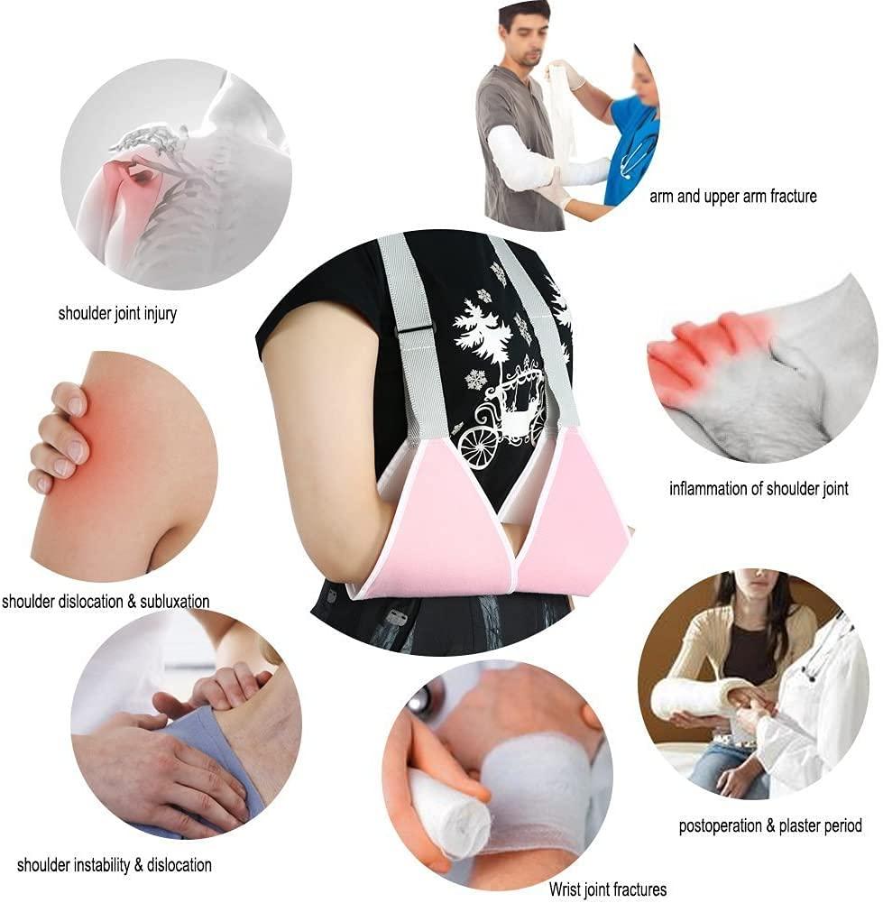 Adjustable Arm Shoulder Sling - Lightweight Ergonomic Design for Sprain ...