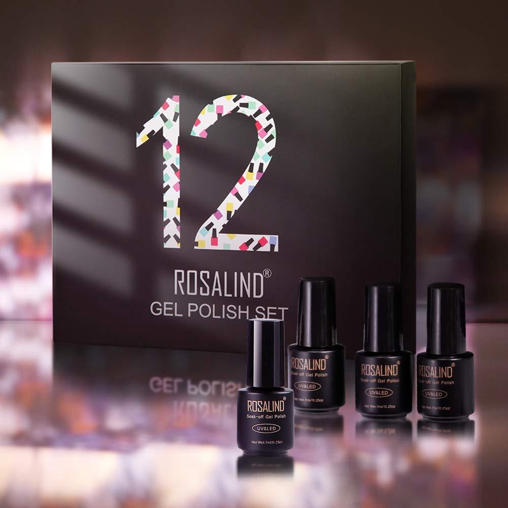 12Pcs Gel Nail Polish Set - Candy Colors Series, Long Lasting DIY Kit ...