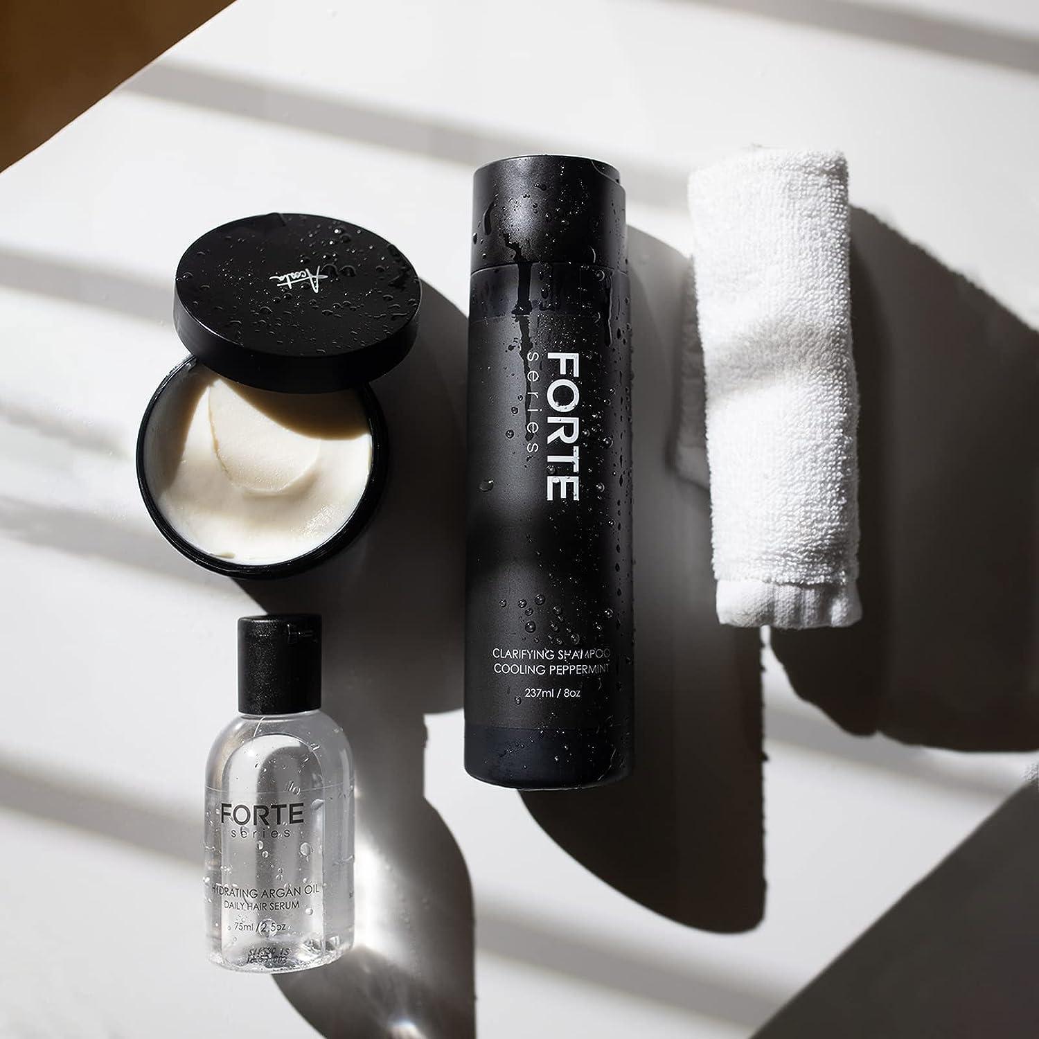 Forte Series Men's Clarifying Shampoo - Hydrating Build Up Removal ...