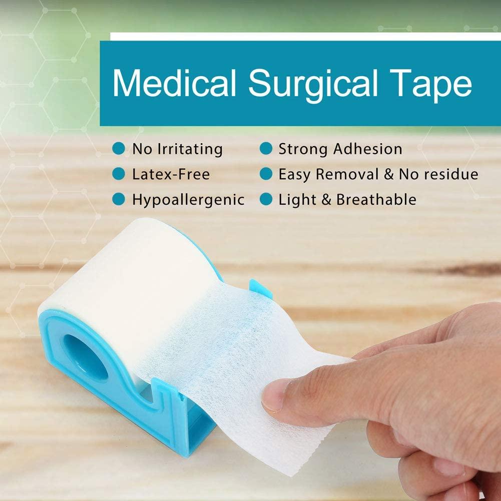 LotFancy Medical Tape 2x10 Yards - 6Rolls Surgical Paper Tape for Wound ...