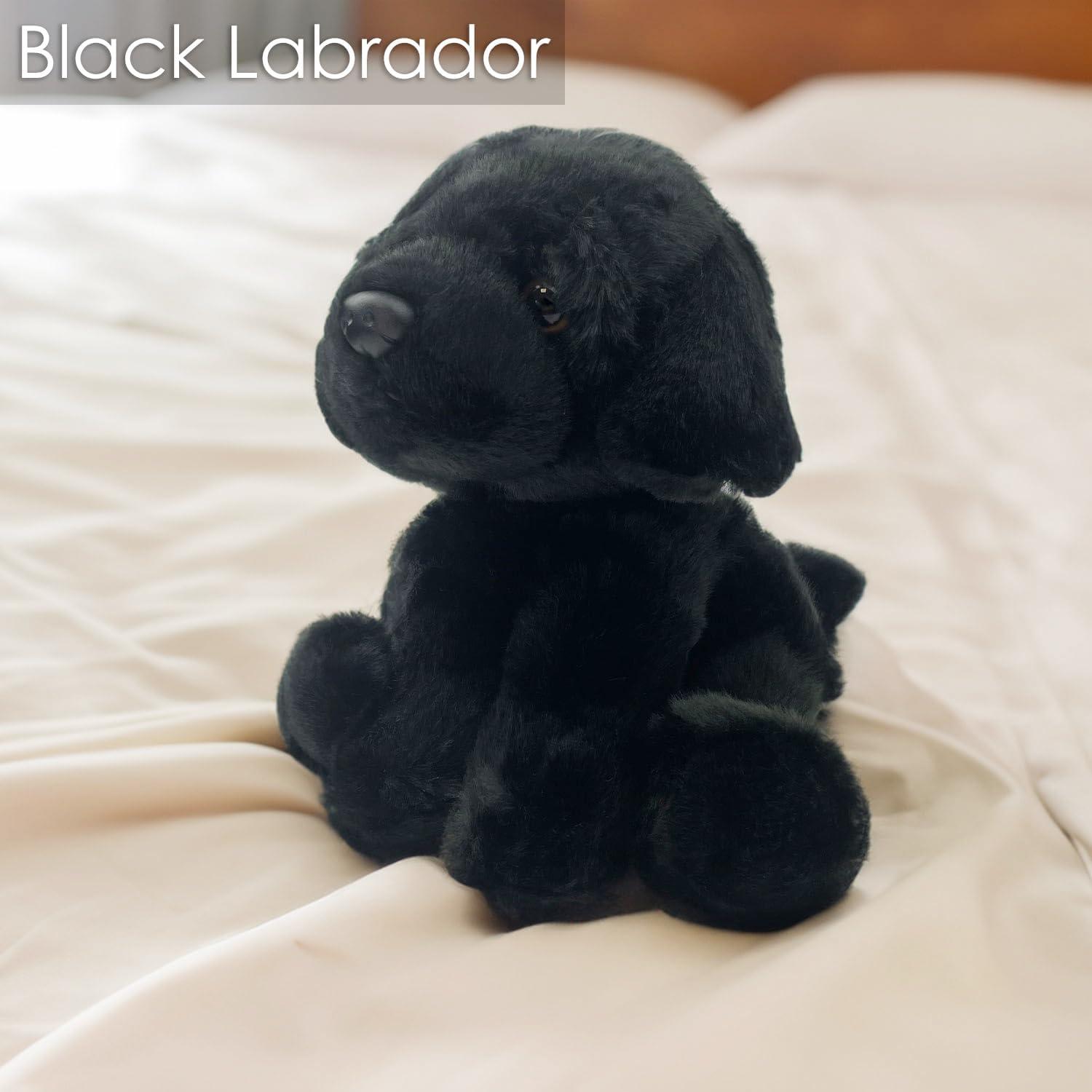 VFM Black Labrador Soft Toy - Lifelike 30cm Dog Plush | Buy Now with ...