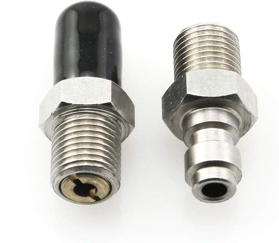 Stainless Steel 8MM One Way Foster Fill Nipple Adapter for Paintball ...