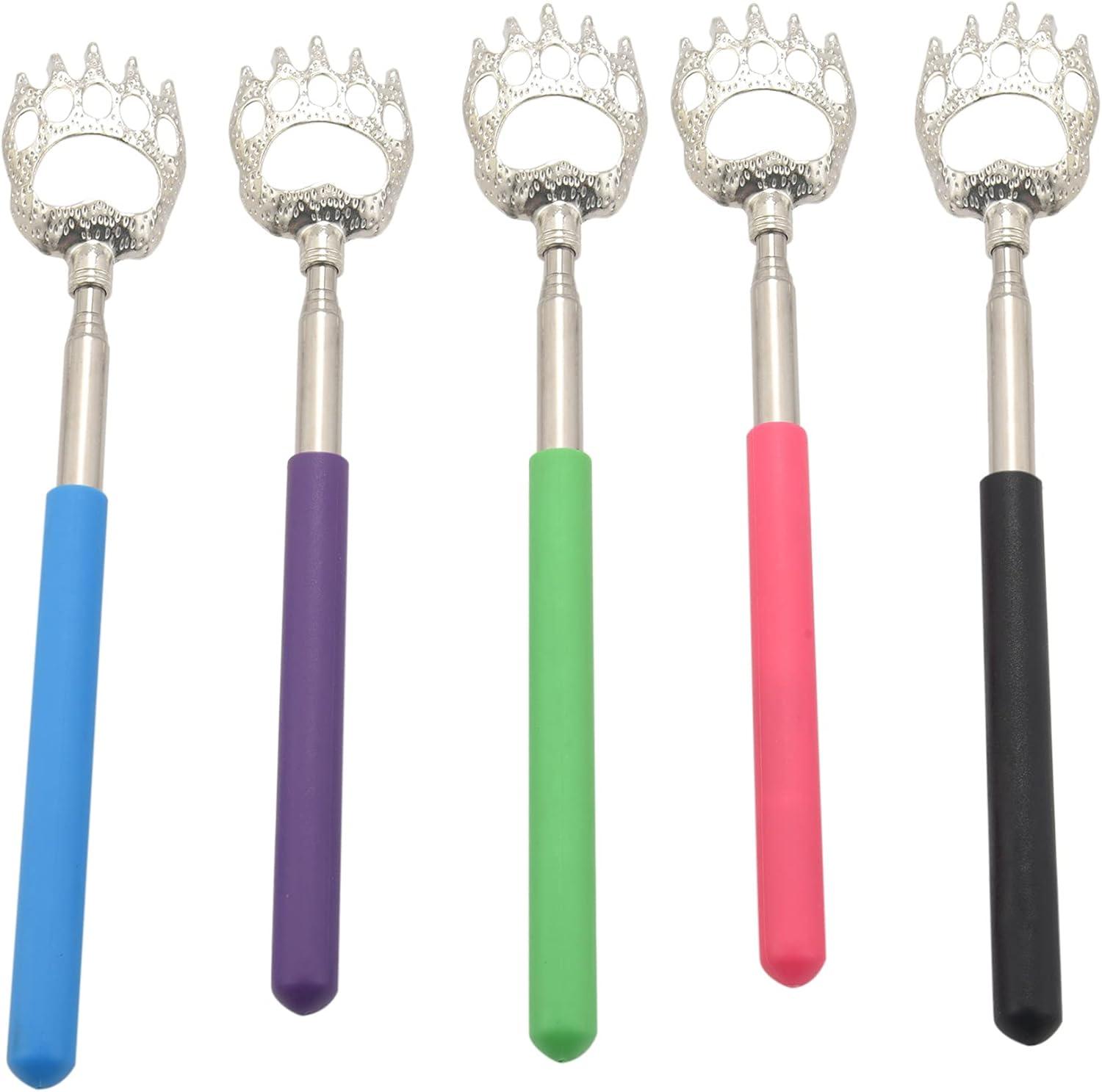 Bear Claw Extendable Back Scratcher - Portable Telescopic 5-Pack for ...