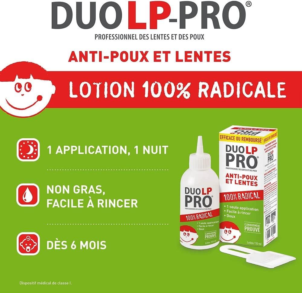 DUO LP-PRO Radical Lotion Nits and Lice 150ml - Effective Treatment ...