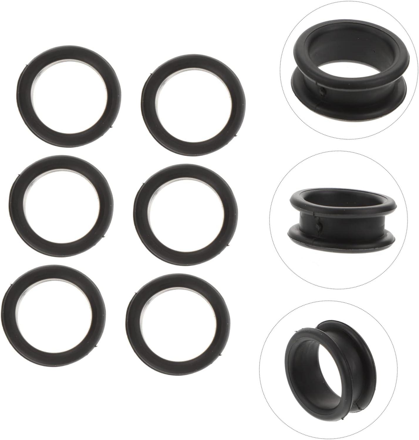 MipCase 12-Piece Scissor Rings - Slipproof Hair Cutting Thumb ...