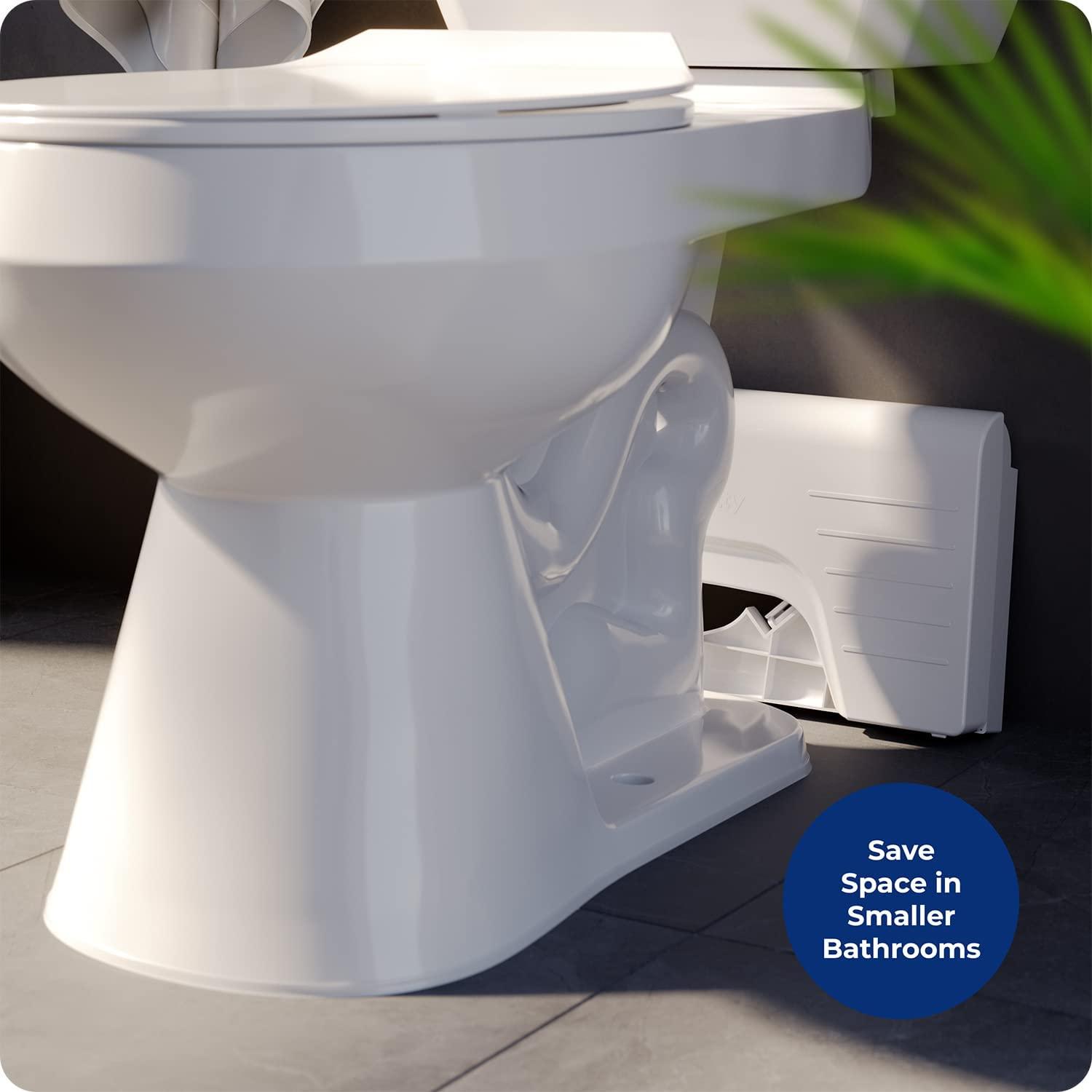 Squatty Potty Fold N Stow Compact Toilet Stool - White - 7 Inches - 1 ...