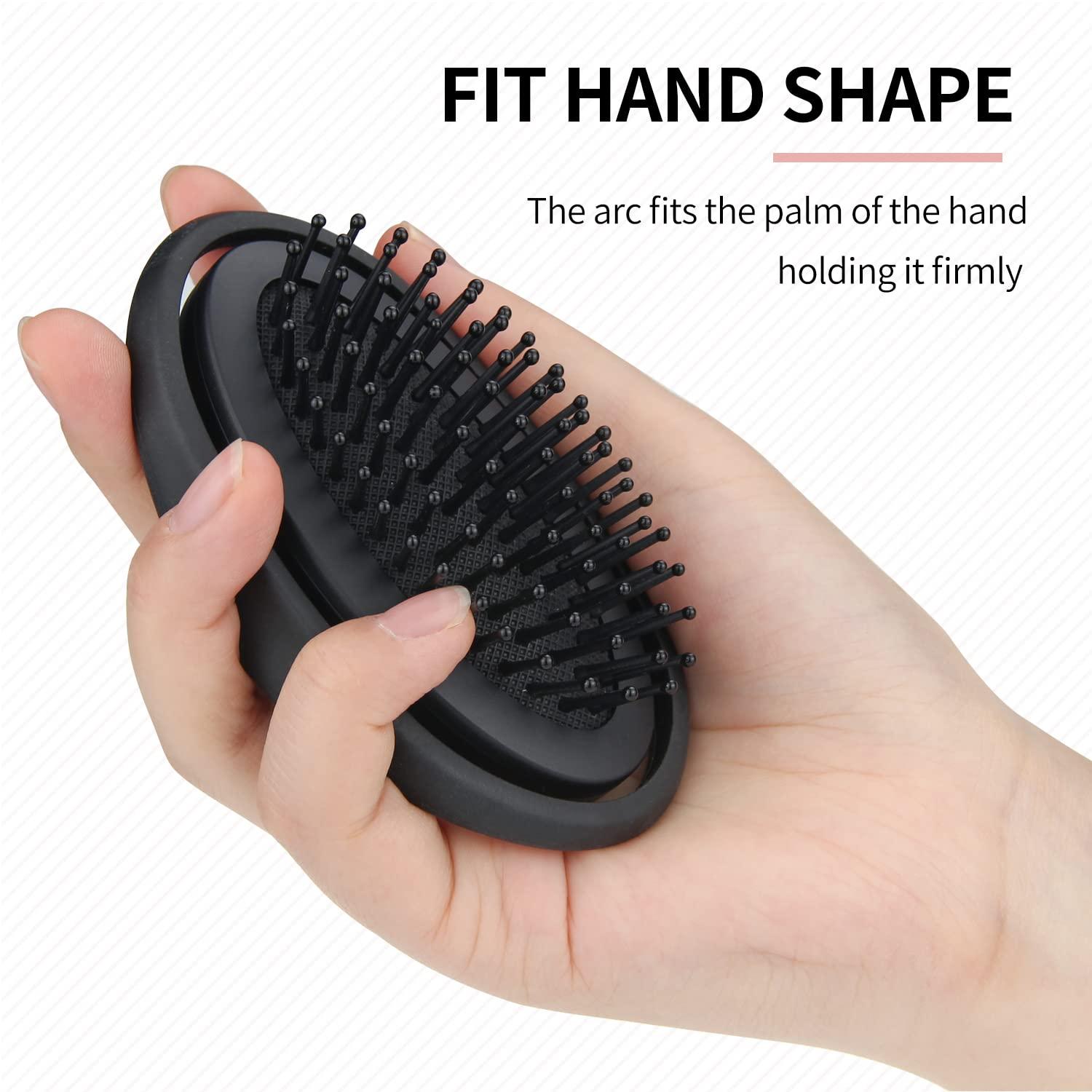 Portable Mini Travel Hair Brush - Retractable Pocket Air Cushion ...