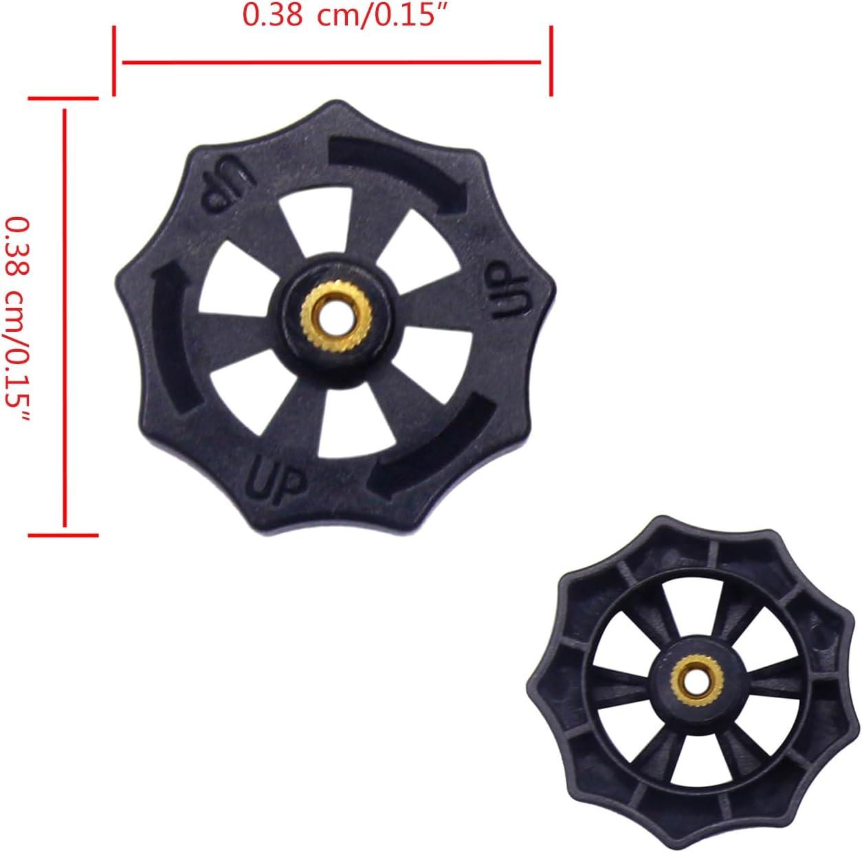 Oyrcvweuy 10pieces Knurled Copper Nuts Heat Bed Platform Leveling Parts ...