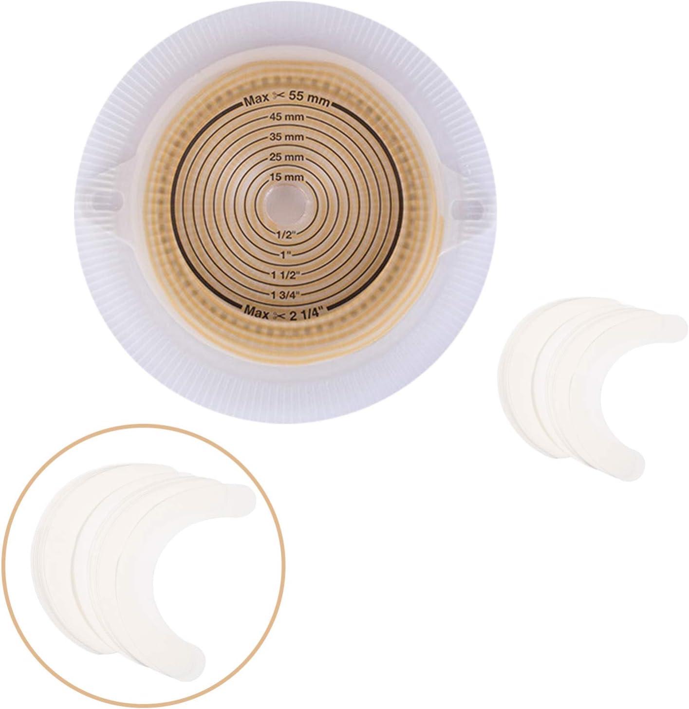 Fomiyes 20-Piece Stoma Barrier Strips | Anti-Leak Skin Barrier ...