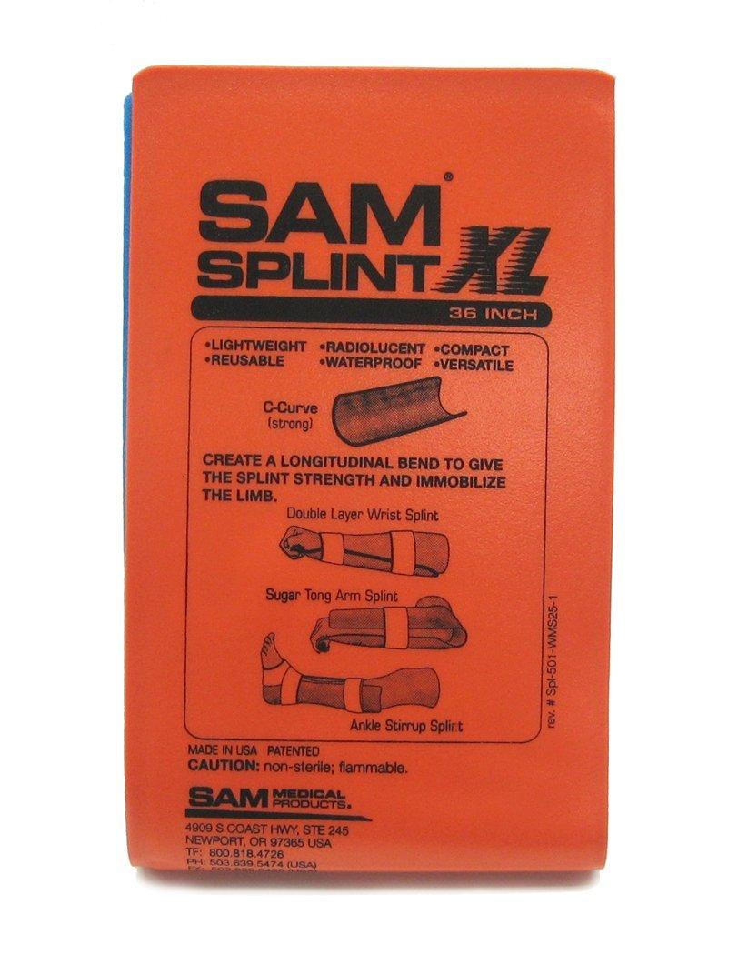 SAM Splint XL 36 Flatfold Orange/Blue - Medical Grade | Buy Now with ...