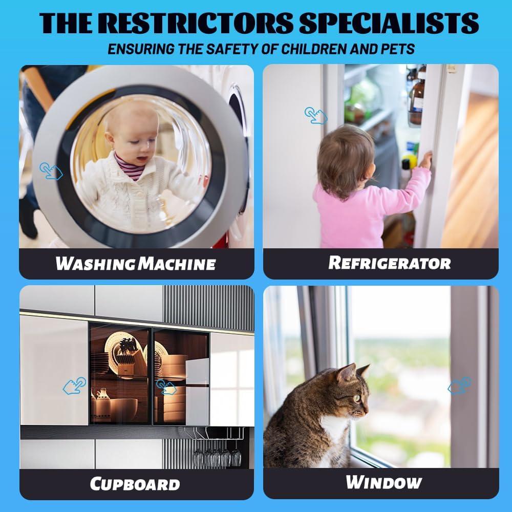 2pcs Self-Adhesive Upvc Window Locks for Child & Pet Safety ...