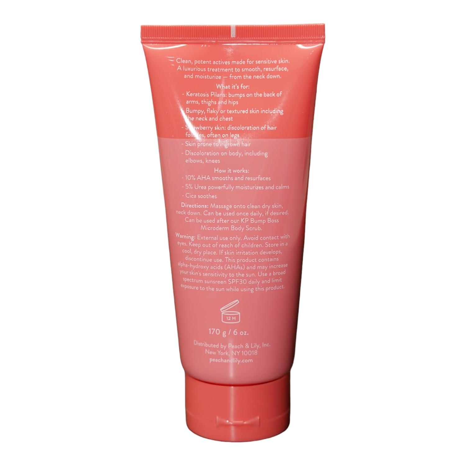 Peach & Lily KP Bump Boss Smoothing Body Lotion - Smooth Skin Resurface ...