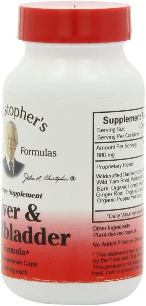 Dr. Christopher's Liver & Gall Bladder Formula Capsules - 100 Count | Buy Now with Express ...