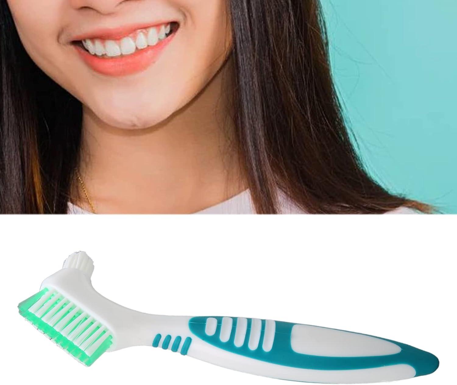 Denture Brush Plaque Removal Effective Cleaning Prevent Dental Calculus ...