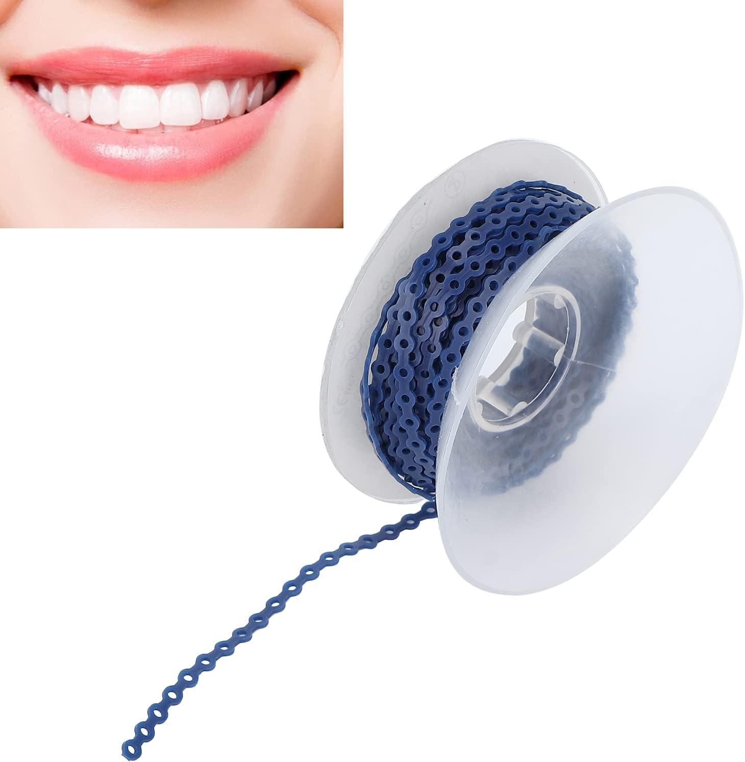 Blue Transparent Dental Orthodontic Rubber Arches & Power Chains ...