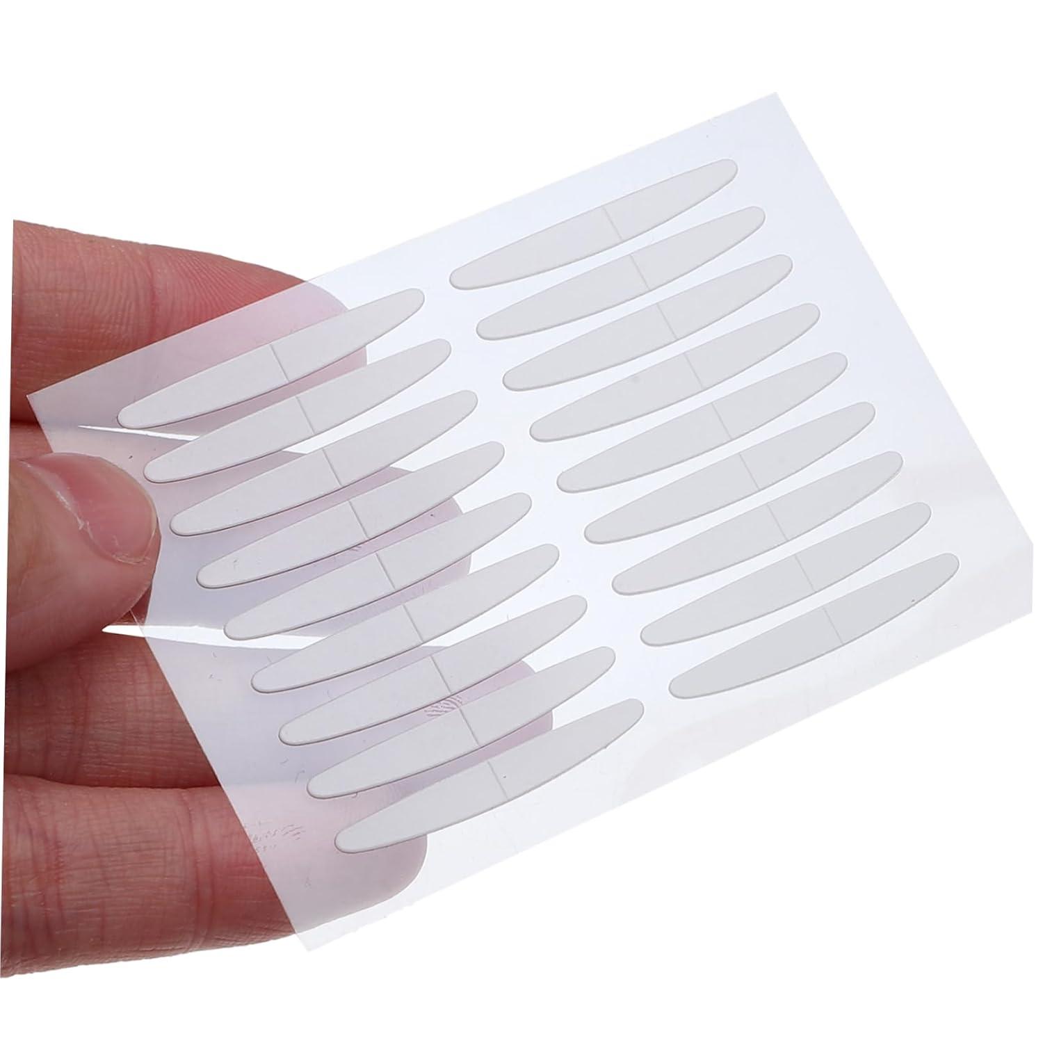 NUSITOU 30 Sheets Double Eyelid Sticker Self-adhesive Eyelid Strip ...