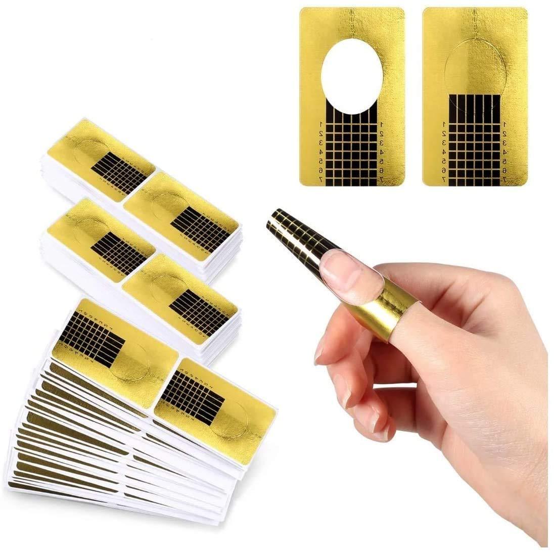 Youning Self-Adhesive Nail Templates - 100PC Gel Nail & Extension ...