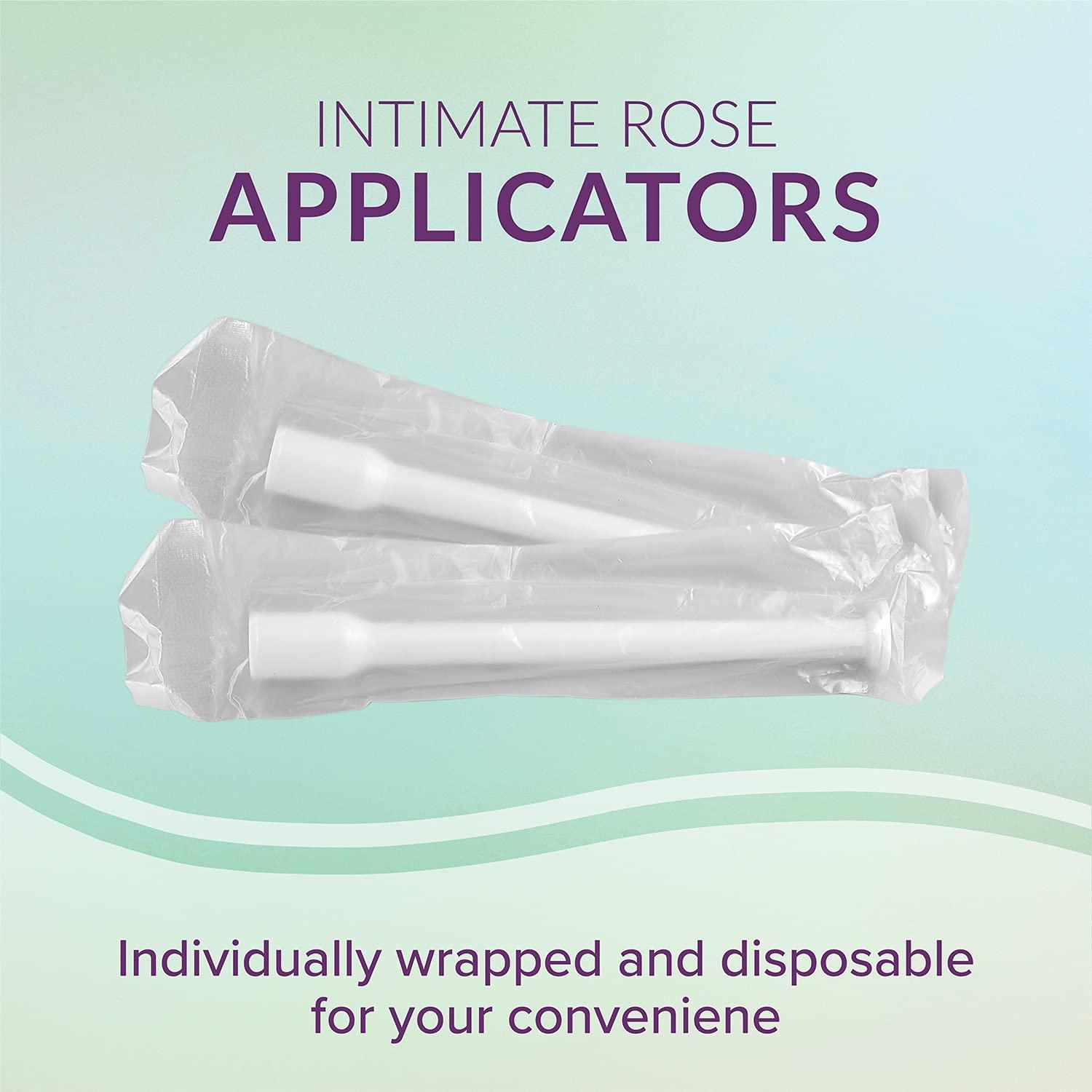 Intimate Rose Vaginal Suppository Applicator - Fits Most Boric Acid Suppositories - Individually ...