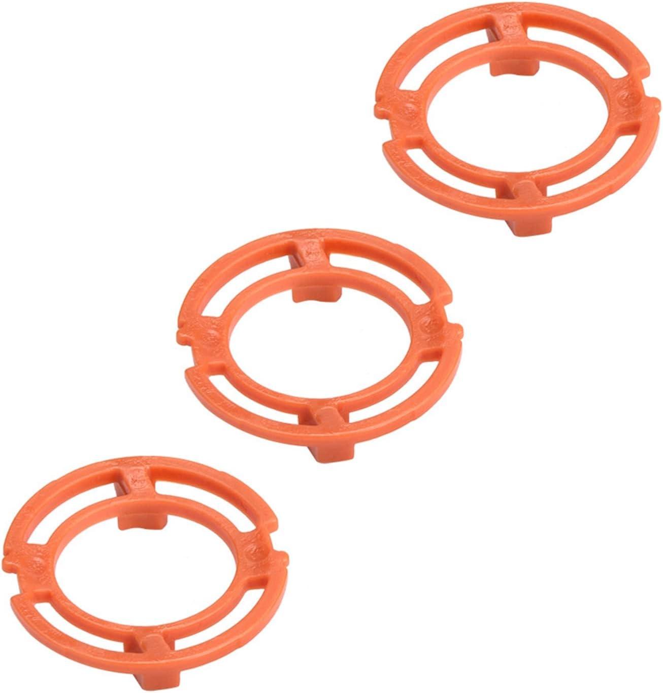 Buy 3-Piece Retaining Ring & Orange Shaving Head Blade Holder Plate for ...
