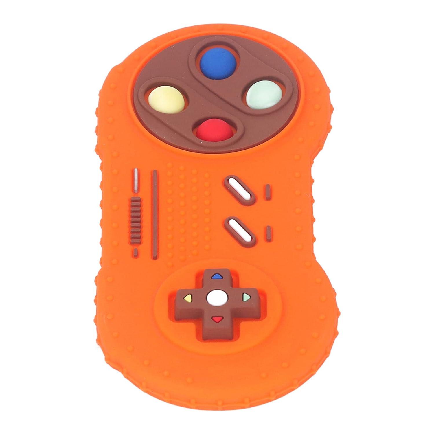 Portable Game Controller Teething Toy for Infants - Soft Silicone Gum ...