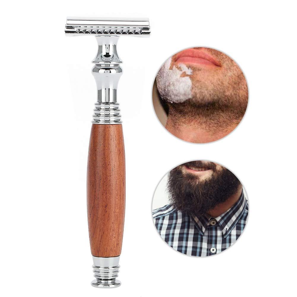 Classic Double Blades Hand Razor Set | 6 Wooden Handle Cleaning Tools ...