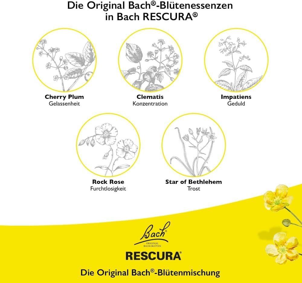 Original Bach Rescura Kids Drops 10ml | Bach Flower Mix for Children ...