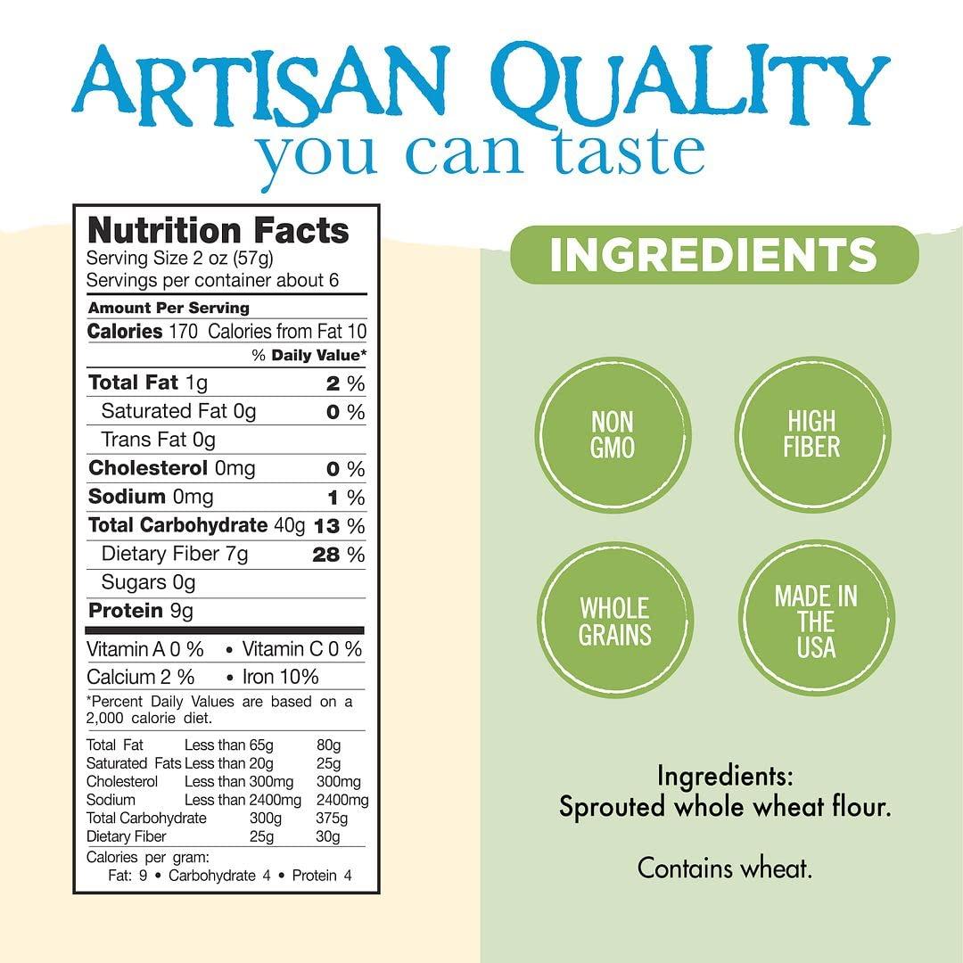 Pastabilities Sprouted Pasta 2 Pack - Non-GMO Ancient Whole Grain Flour ...