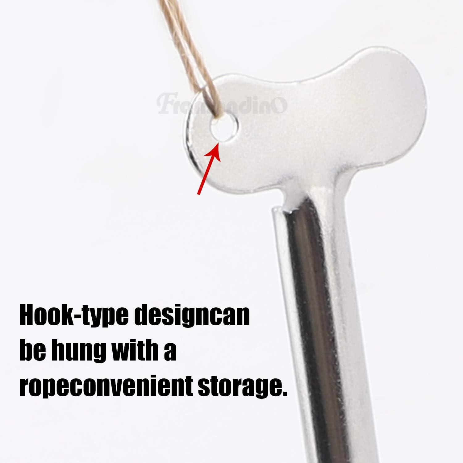 10 Pack Stainless Steel Tube Squeezer Keys for Toothpaste & Cosmetics ...