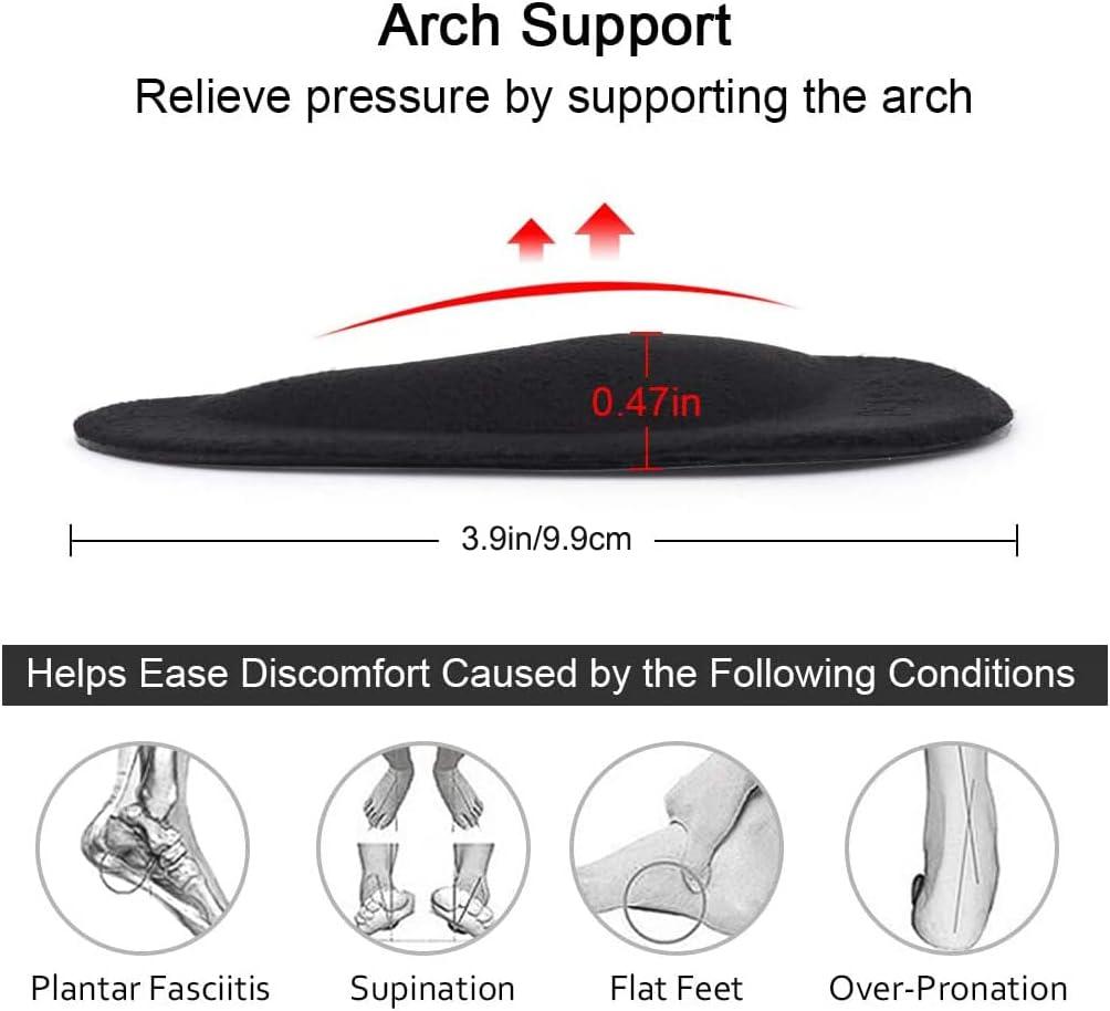 6 Pairs Flat Foot Nozzle Inserts - Plantar Fasciitis Insoles for Men ...