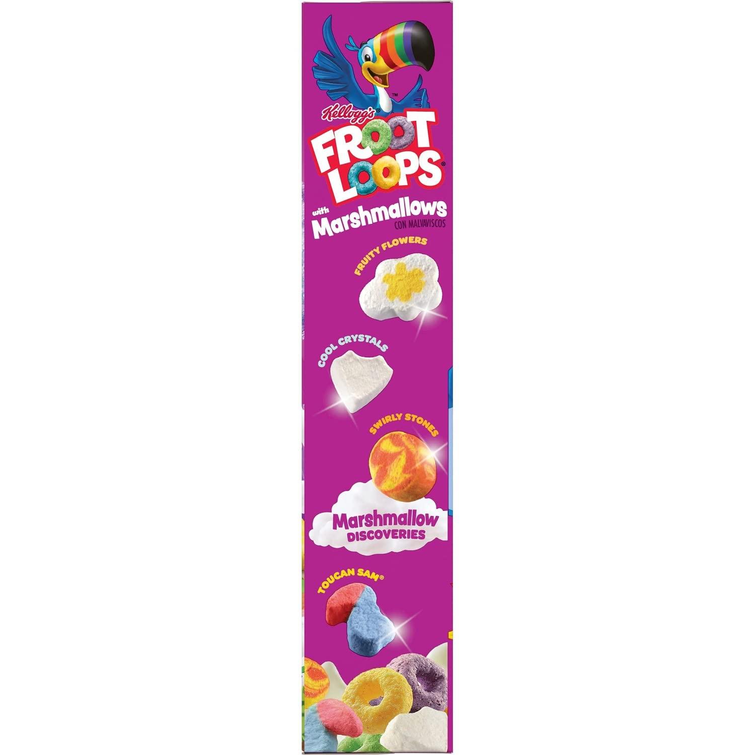 Kellogg's Froot Loops with Marshmallows Cereal - Fruit Flavored ...
