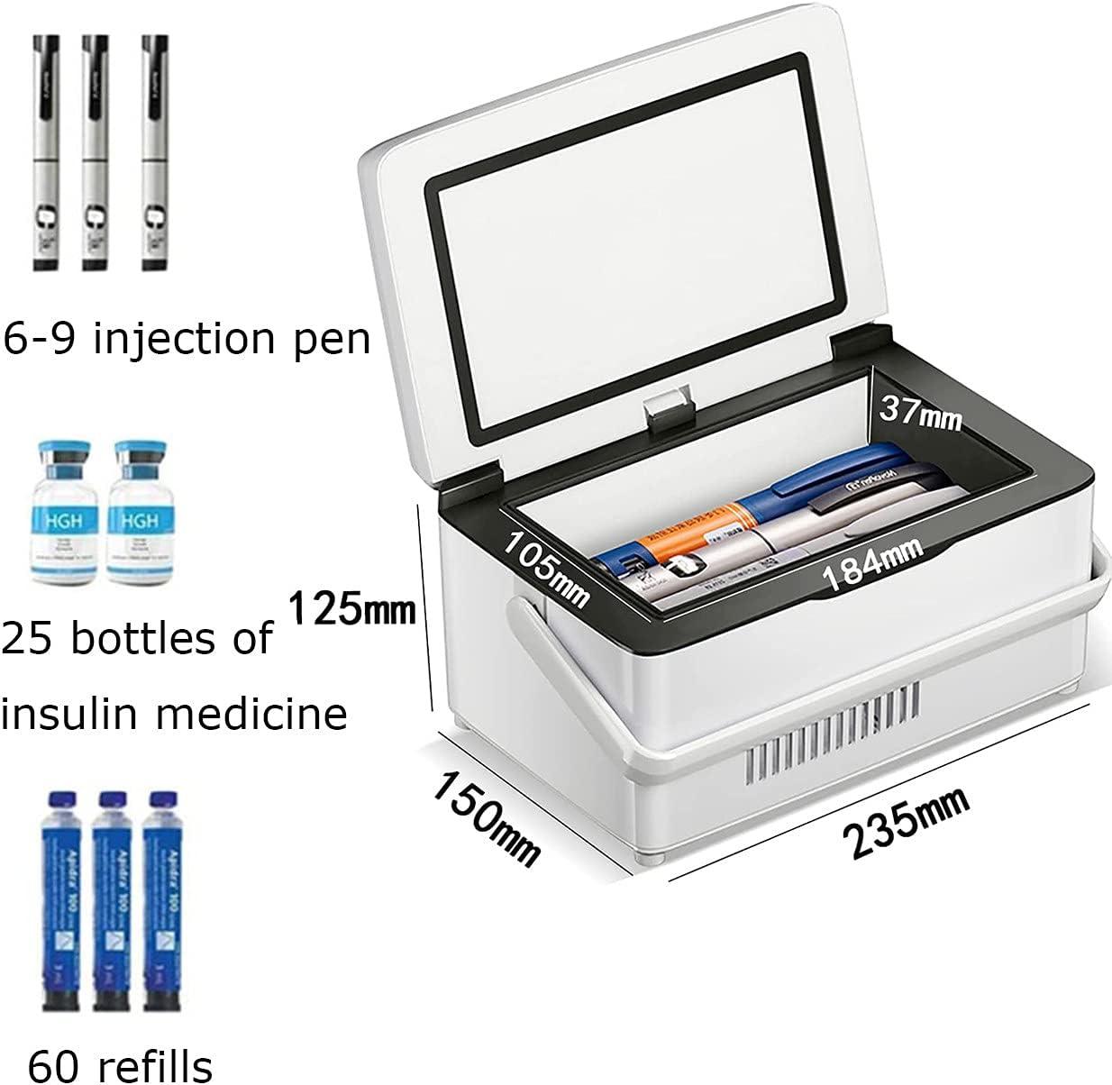 Medication Refrigerator Insulin Cooler Box Insulin Cooler Bag Suitcase ...