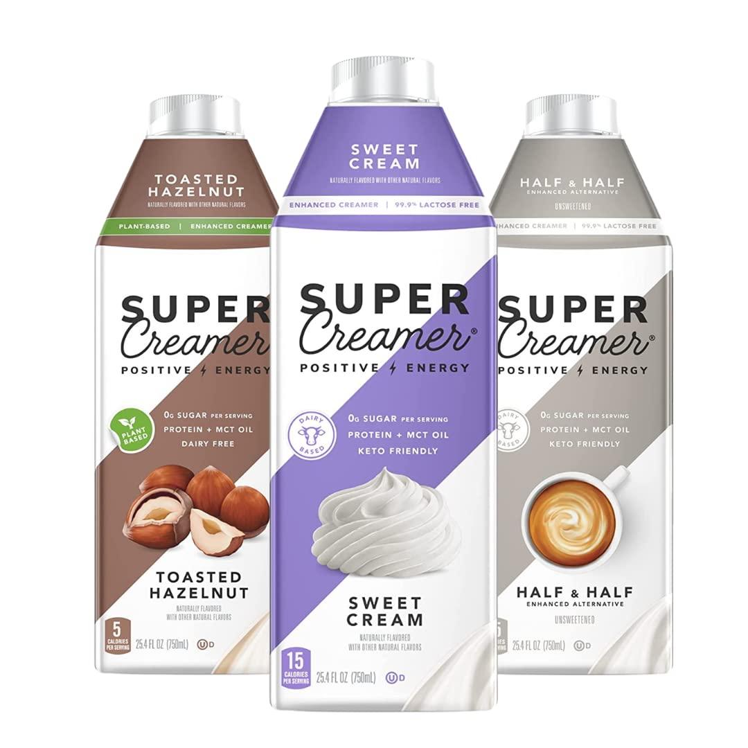 Super Coffee Keto Creamer Variety Pack 25.4 Fl Oz 3 Pack | 0g Sugar, 1 ...