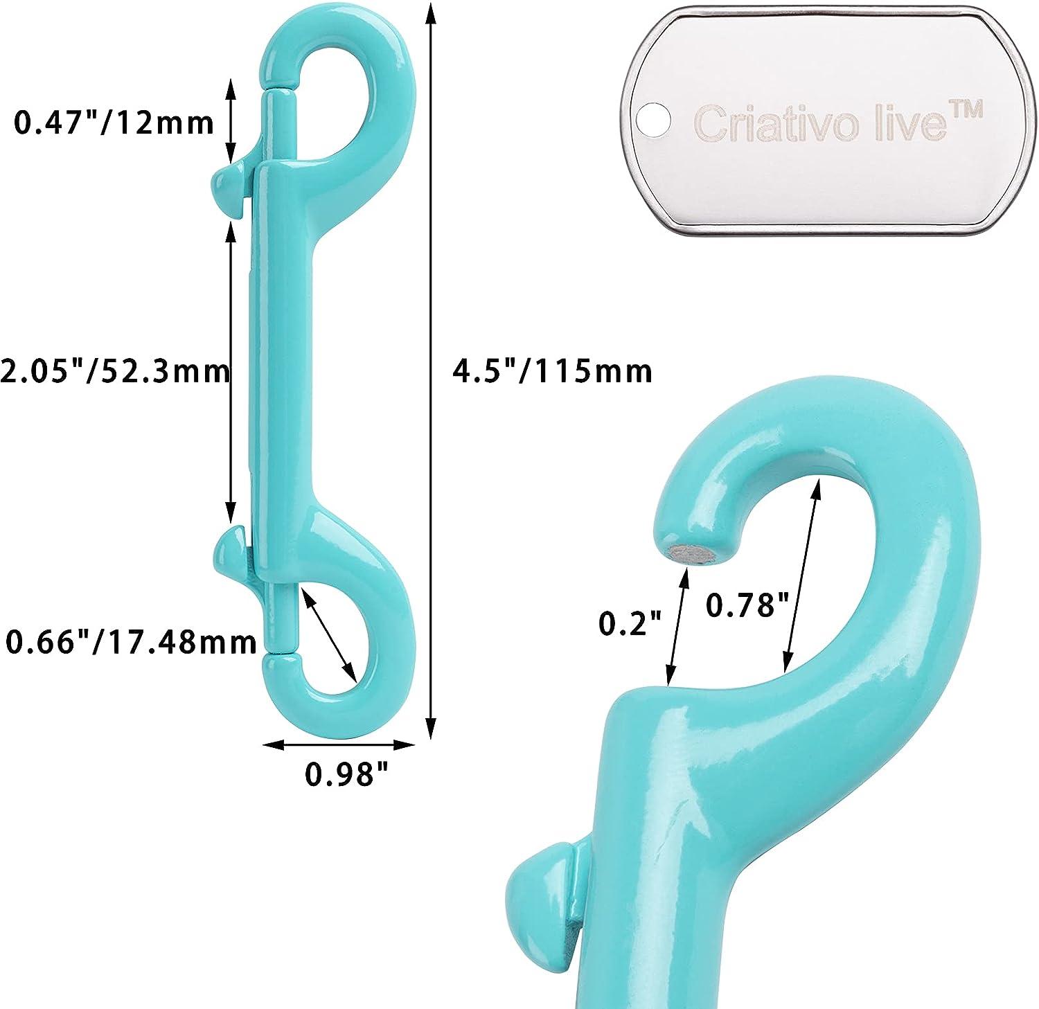 Marine Grade Double Ended Bolt Snap Diving Hook Clips - 316 Stainless ...